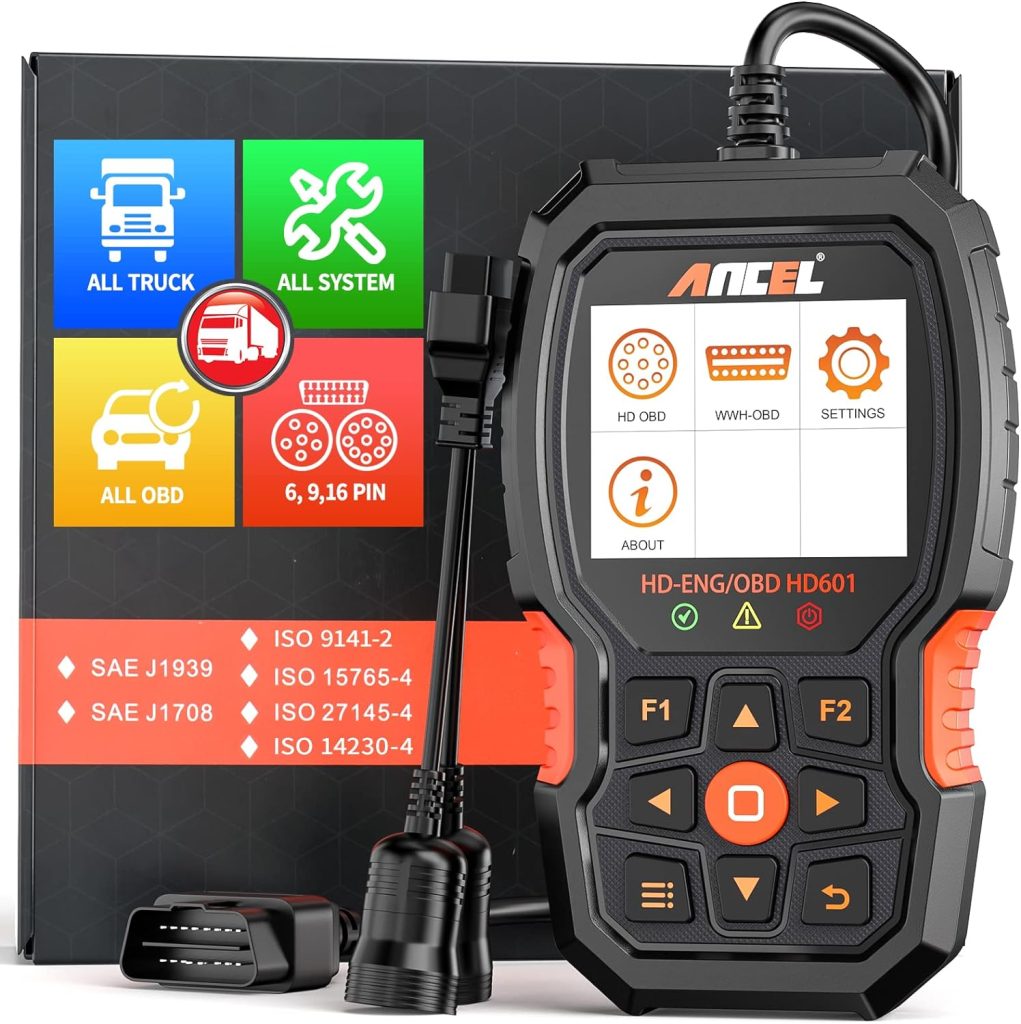 ANCEL HD601 Heavy Duty Truck Scanner Review – VTSAutoWorld