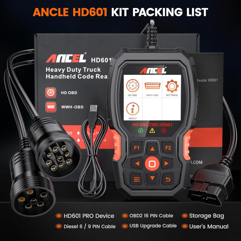 ANCEL HD601 Truck Scanner Review – VTSAutoWorld