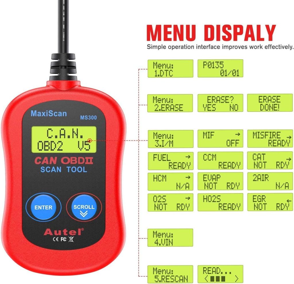 Autel MS300 OBD2 Scanner Code Reader Review - VTSAutoWorld