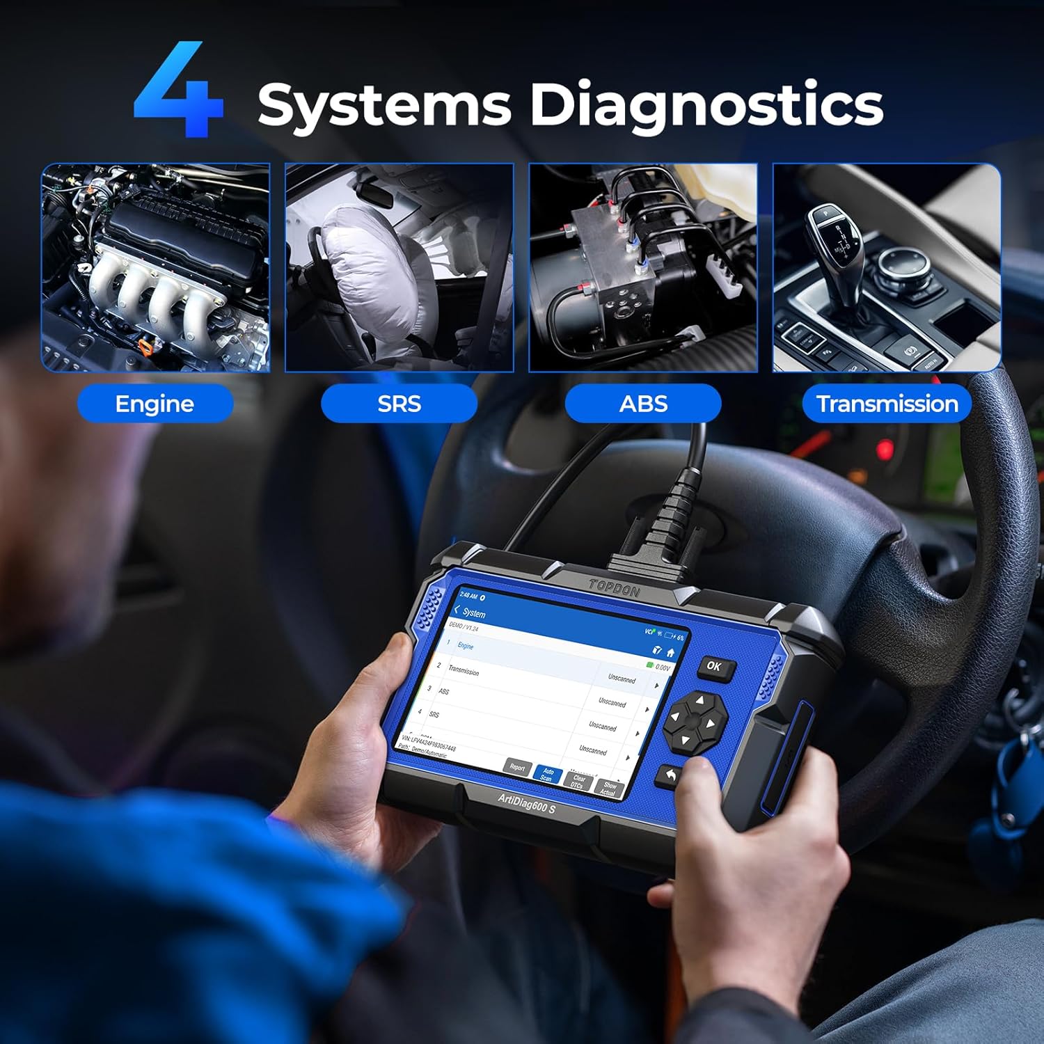 TOPDON AD600S Scanner Review - VTSAutoWorld
