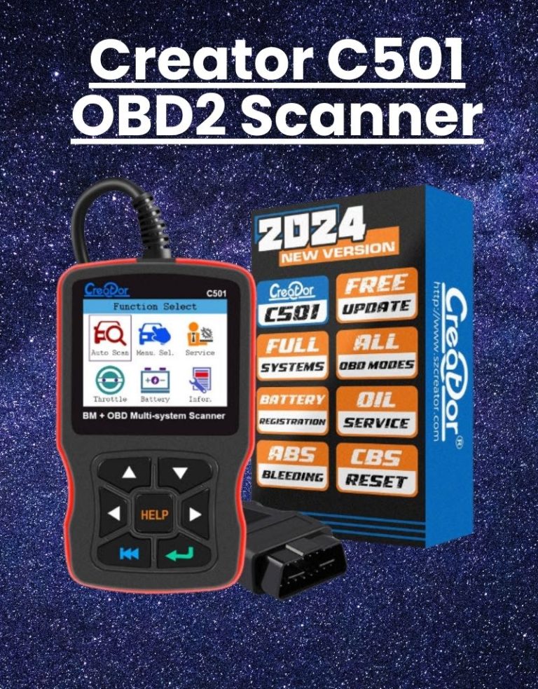 Creator C501 OBD2 Scanner Review - VTSAutoWorld