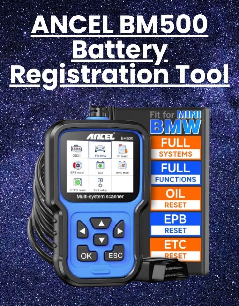 ANCEL BM500 Battery Registration Tool Review - VTSAutoWorld